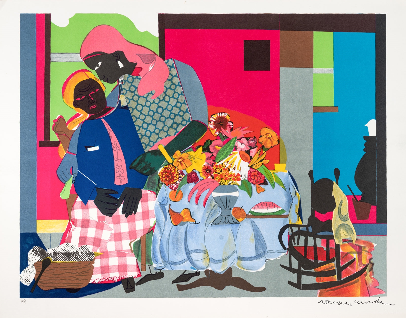 Romare Bearden | Morning | MutualArt