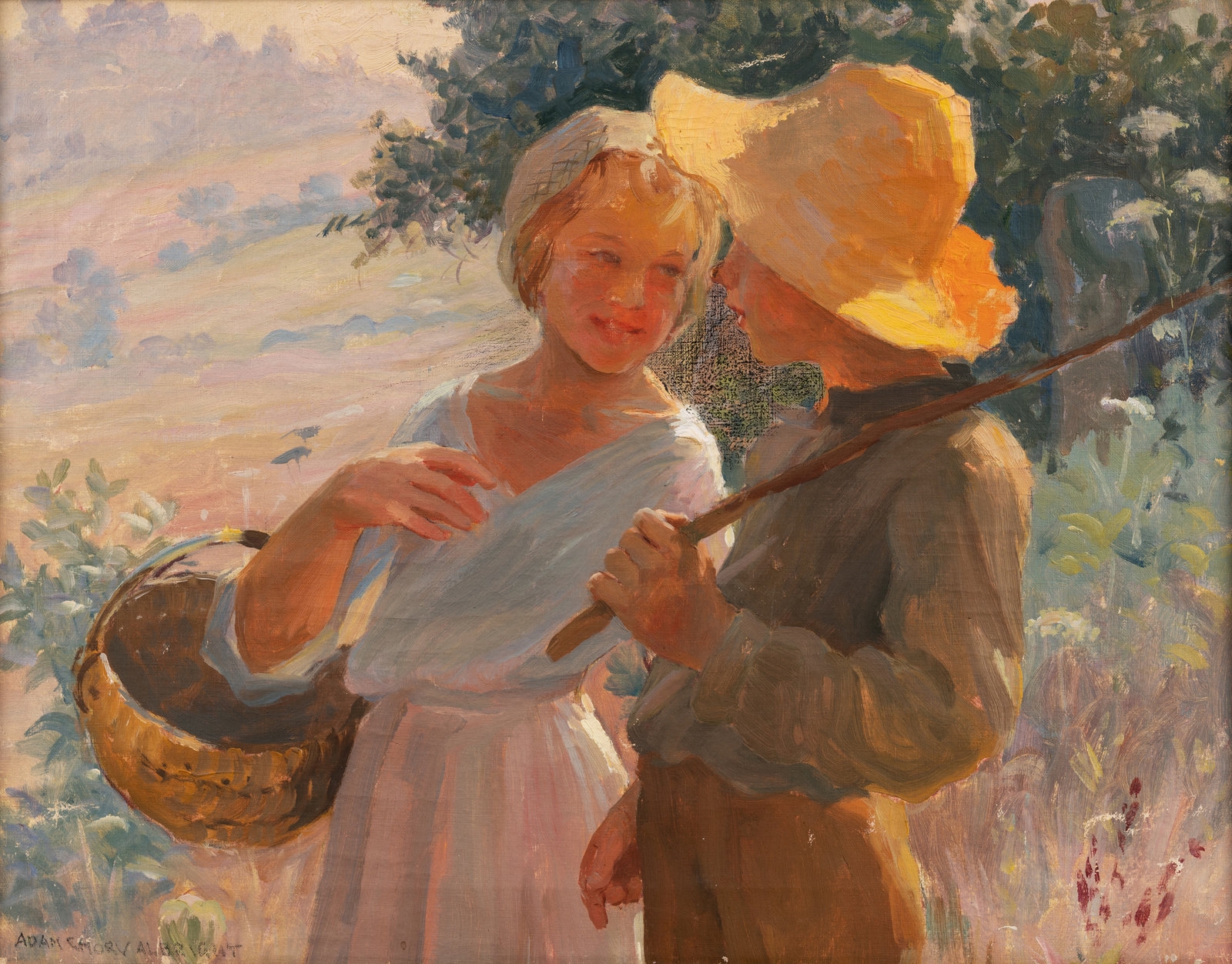 Adam Emory Albright | Having a Chat | MutualArt