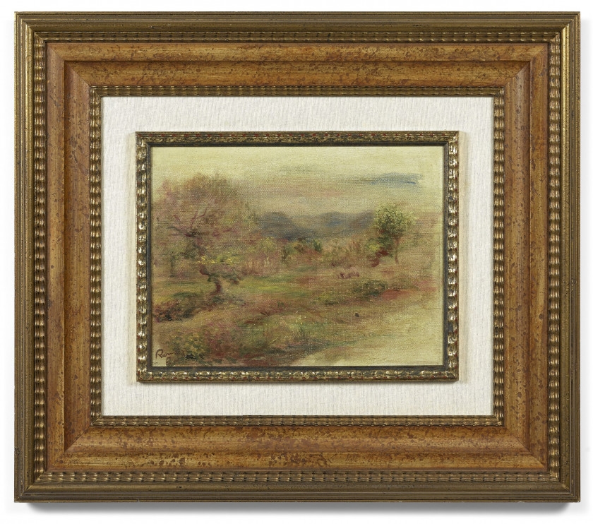 Pierre-Auguste Renoir | Paysage en roux - circa 1900-1902 | MutualArt