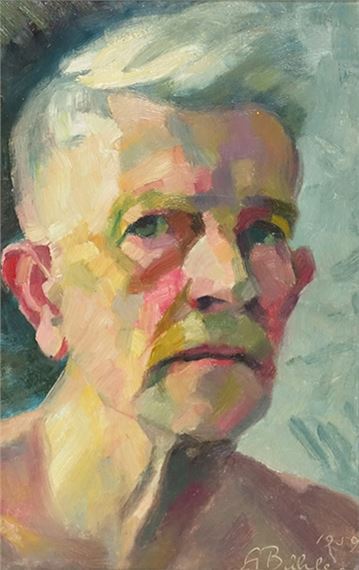 Hermann Becker | Männerportrait (1959) | MutualArt