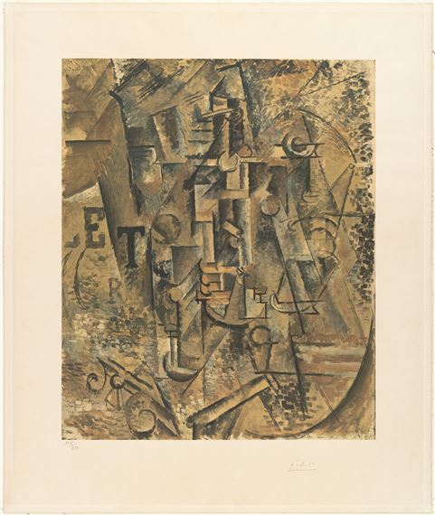 Pablo Picasso | Bouteille de rhum (1911) | MutualArt