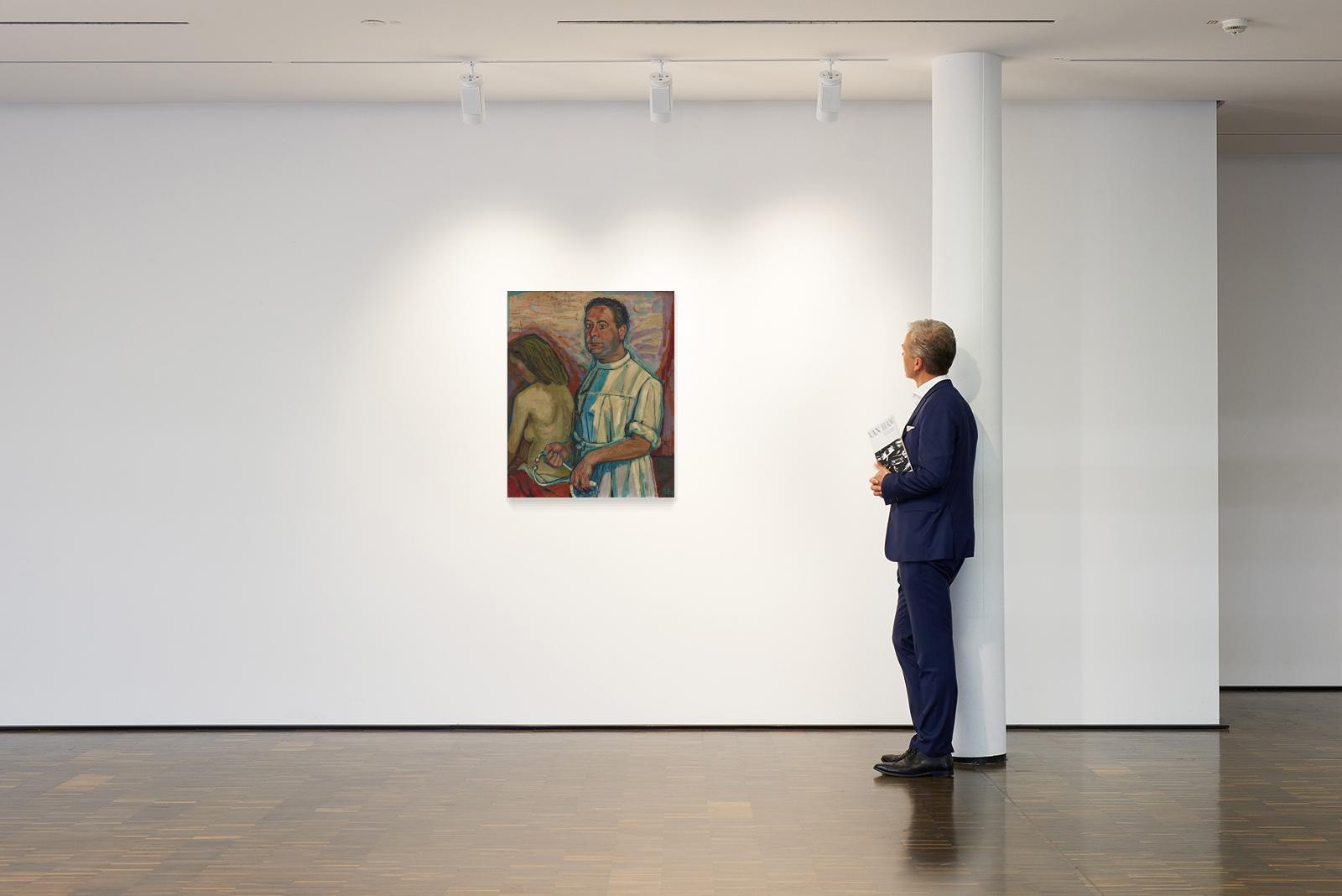 Otto Dix | Mann mit Akt. (1952) | MutualArt