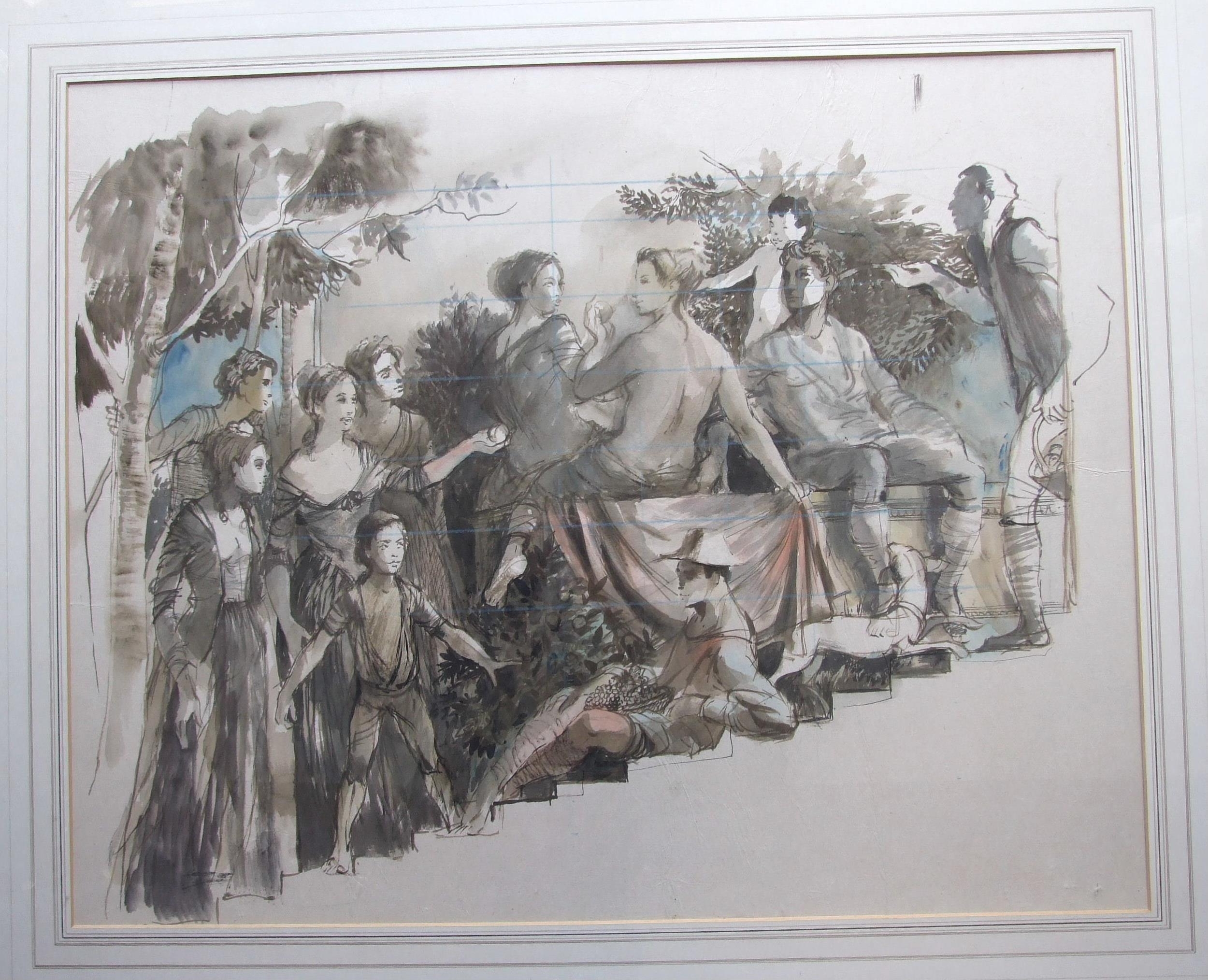 Charles Mozley | THEATRICAL STUDIES OF MUSICIANS AND NUDE MAIDENS ...