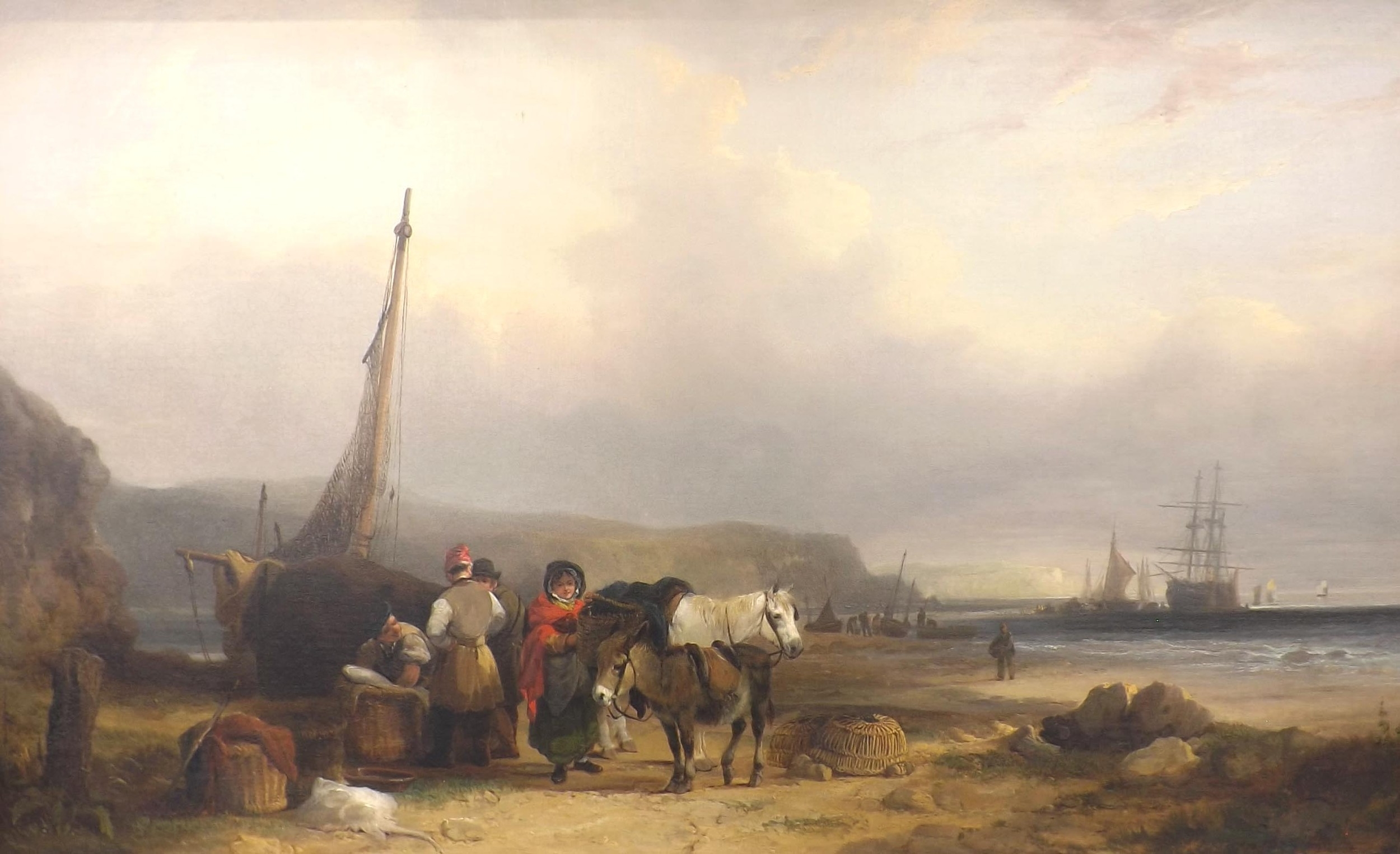 William Shayer Sr. | Beach scene | MutualArt