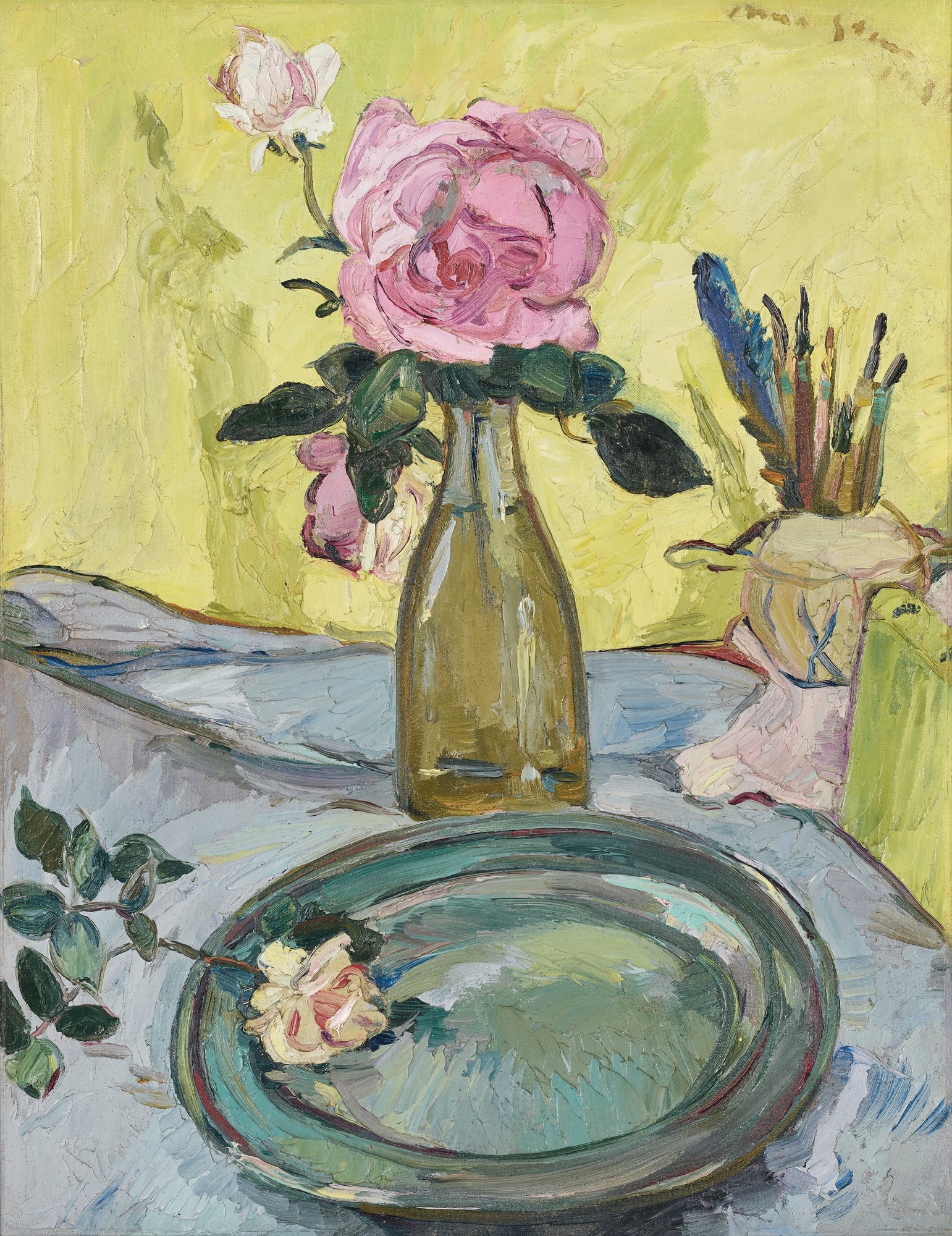 Irma Stern | Still life with roses (1936) | MutualArt
