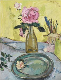 Irma Stern | Still life with bignonia and Port St John's creeper (1936 ...