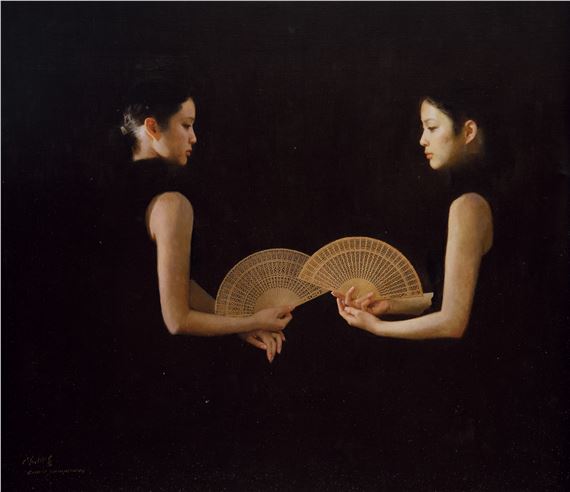 Chen Yanning | DOUBLE FANS (2003) | MutualArt