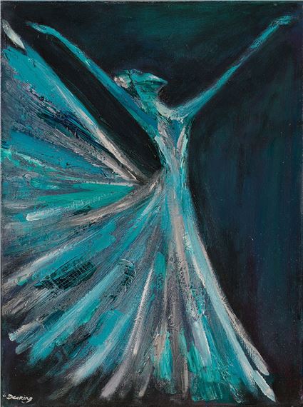 Maggie Deering | WISTERIA BALLERINA IN ABSTRACT | MutualArt