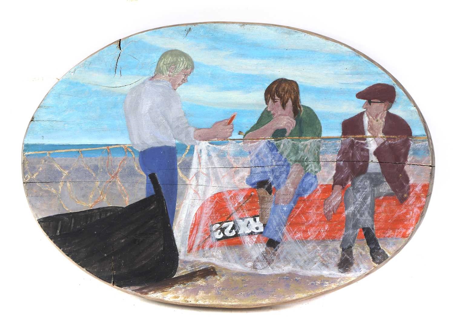 Laetitia Yhap | Basin and Oxo watching Paul fitting up a net (1978 ...