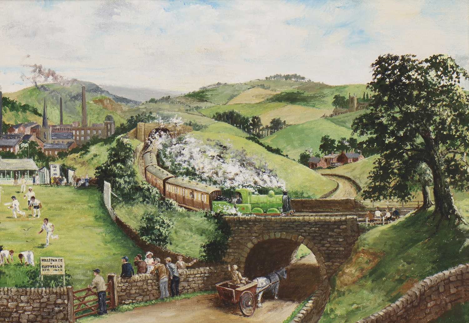 Fred Wilde | The Little Green Train | MutualArt