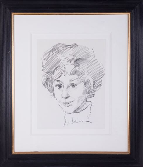 Robert Lenkiewicz | 'Vivian Wetherell (1974) | MutualArt