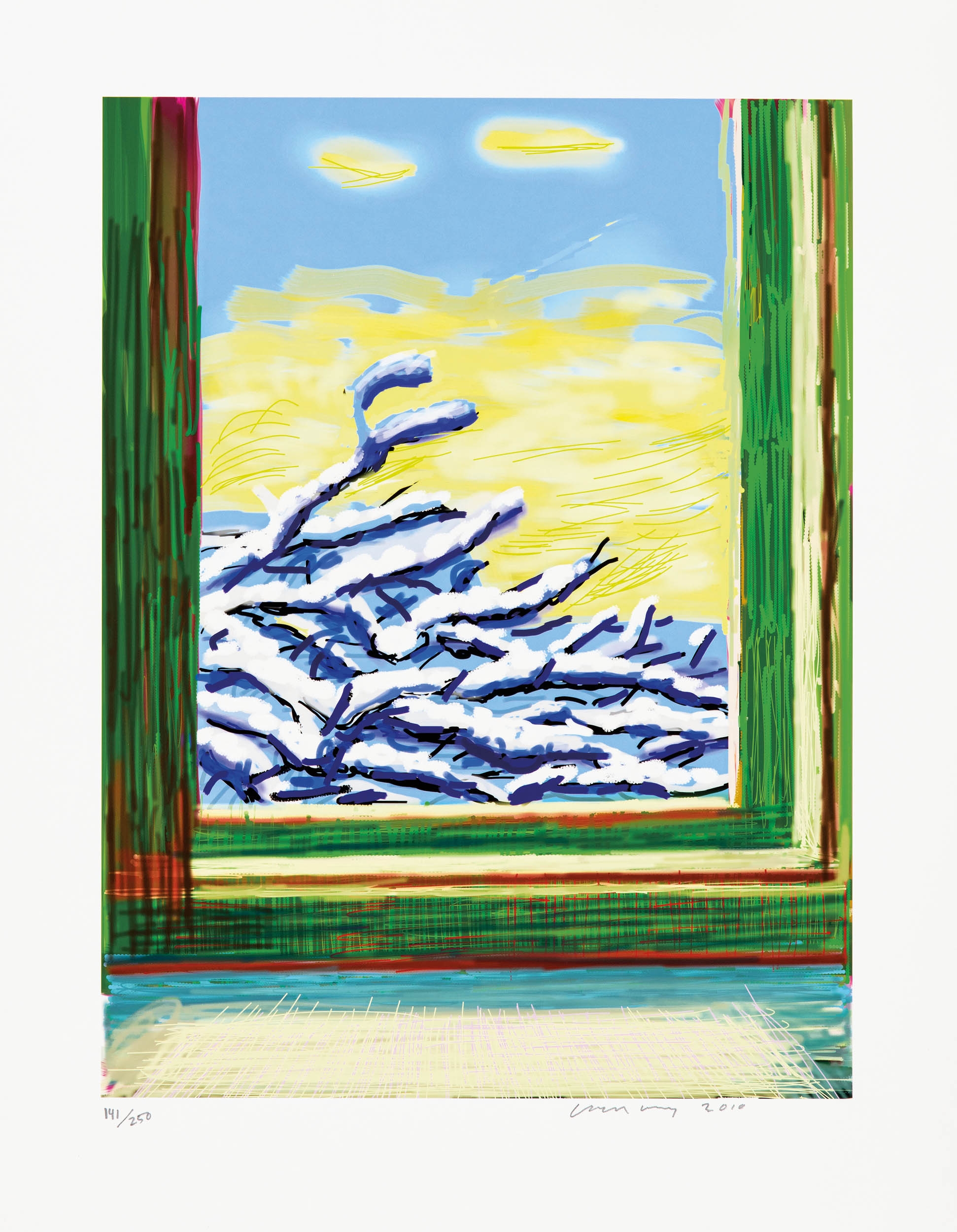 David Hockney | My Window, ‘No. 778’ (2011) | MutualArt