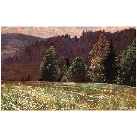 Hermann Dischler | Field of flowers. Black Forest | MutualArt