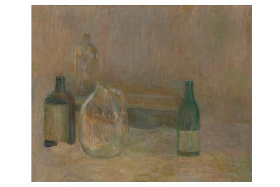 Adrian Stokes | Still life with bottles (1965) | MutualArt