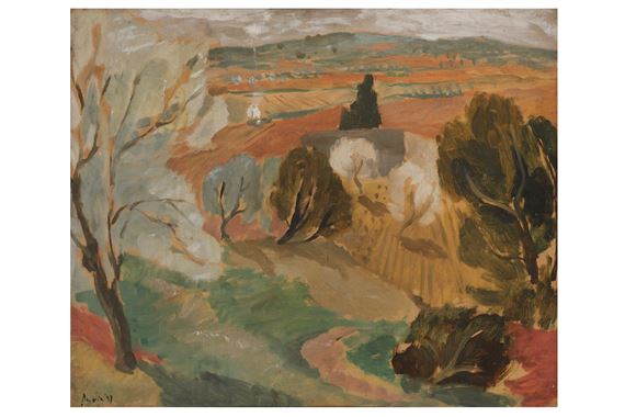 Robin Darwin | A cemetery in Vaucluse (1937) | MutualArt