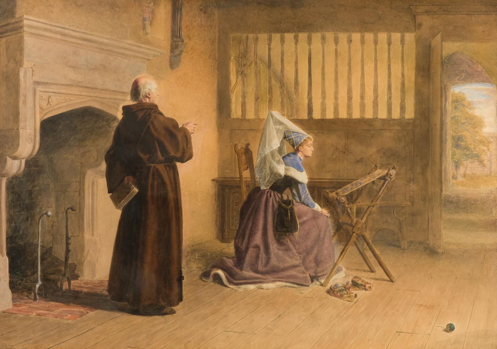 Valentine Walter Bromley | Roger Ascham y la Princesa | MutualArt