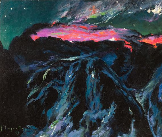 José Segrelles | Volcán (1959) | MutualArt