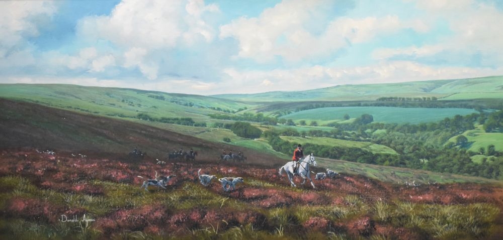 Donald Ayres | Exmoor hunting scene | MutualArt
