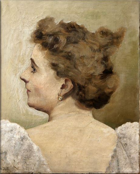 Alfred-Philippe Roll | Profile of a woman seen from behind | MutualArt