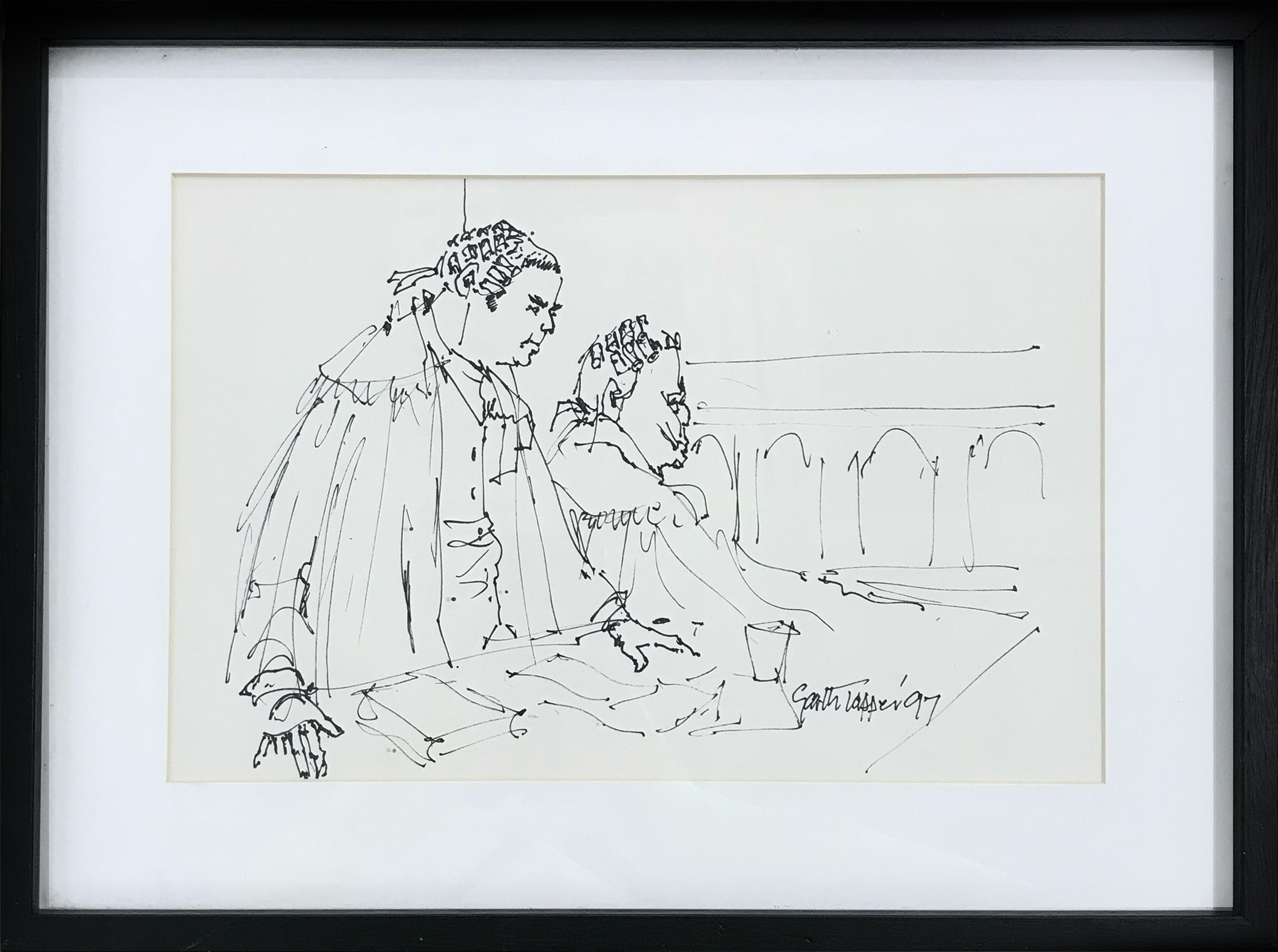 Garth Tapper | COURT SCENE | MutualArt