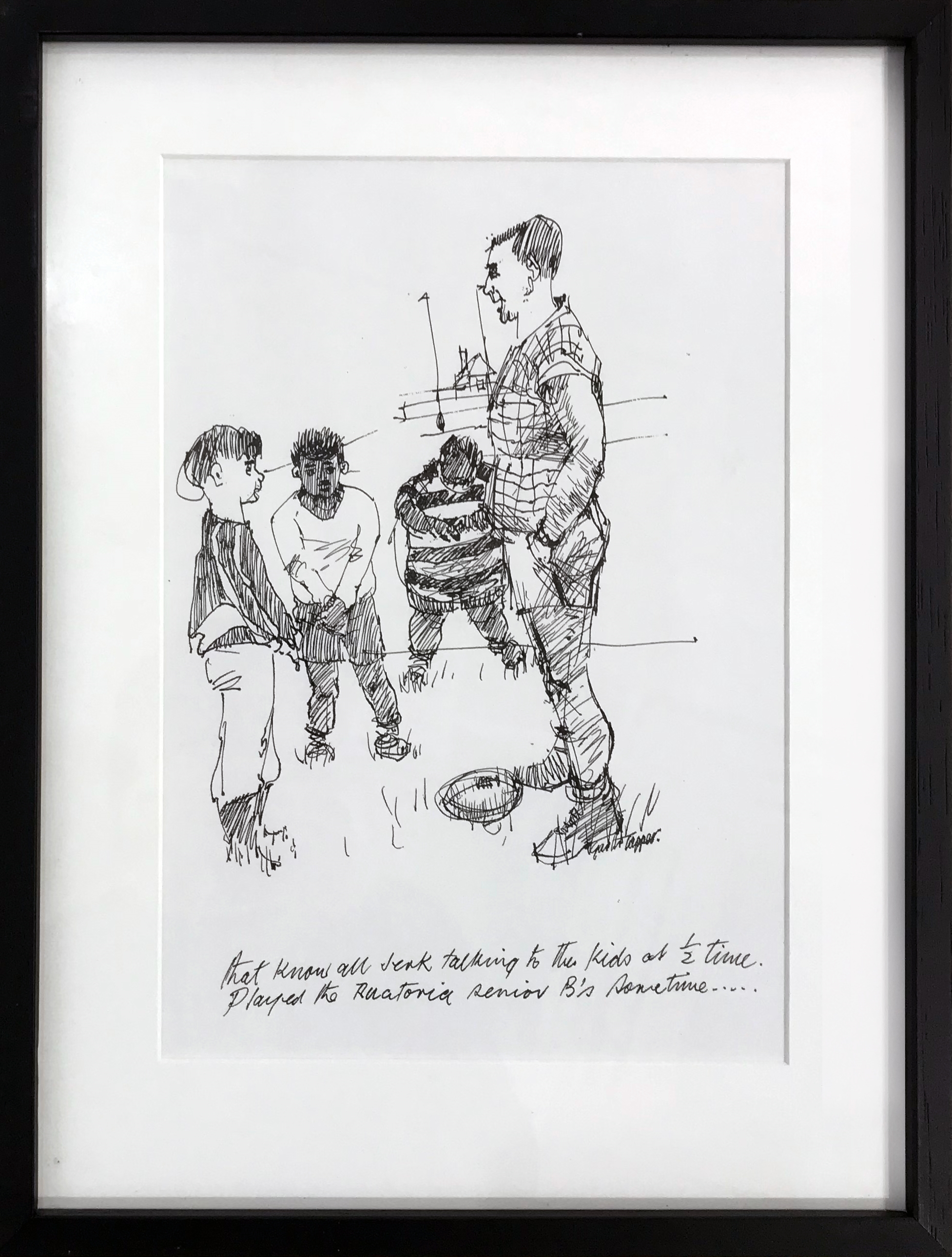 Garth Tapper | THAT KNOW ALL JERK TALKING TO THE KIDS AT 1/2 TIME ...