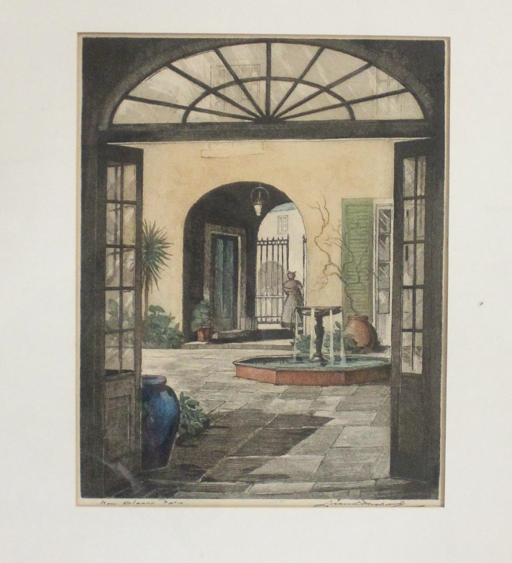 Leon Rene Pescheret | New Orleans Patio | MutualArt