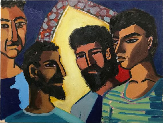 G. Levy | Men in Black | MutualArt