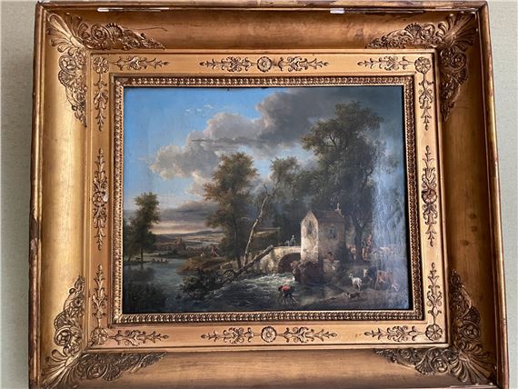 French School, 16th Century | Animated landscape at the river | MutualArt