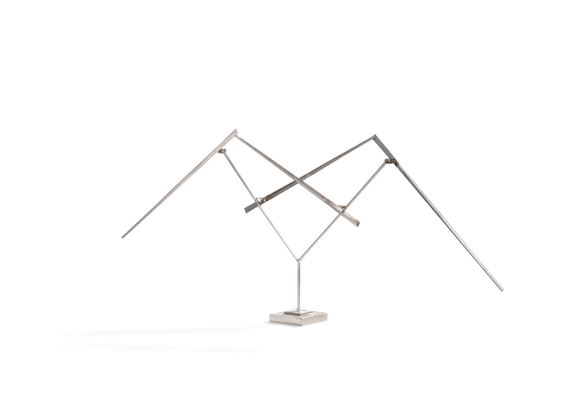 George Rickey | Four Lines Oblique Spread (1987) | MutualArt