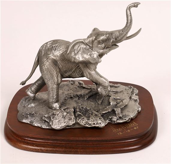 Donald Jack Polland | African Elephant (1979) | MutualArt