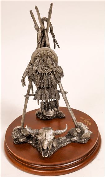 Donald Jack Polland | Circle of Power - Crow Sentry (1997) | MutualArt