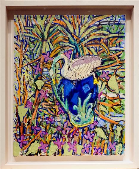 Elizabeth Cope | Swan Jug in Nature, 2020 | MutualArt