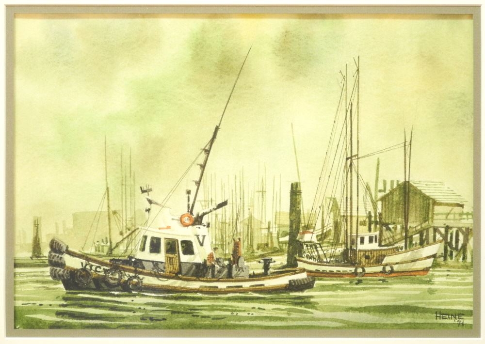Harry Heine | Fishing Boats (1971) | MutualArt