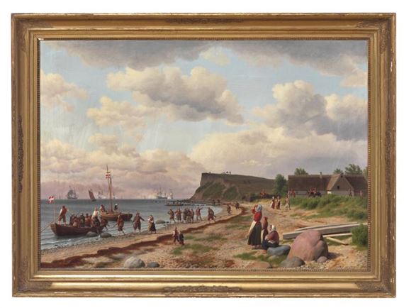 Christoffer Wilhelm Eckersberg | The Battle of Køge Bay on 1 July 1677 ...