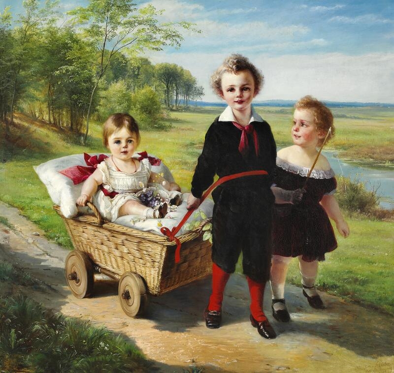 Elisabeth Maria Anna Lisinska Jerichau-Baumann | Portrait of the Danish ...