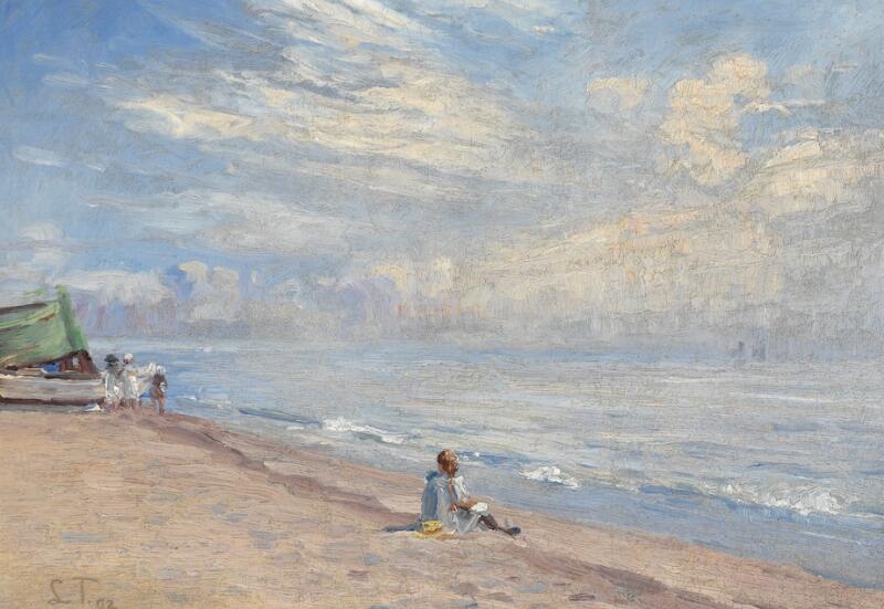 Laurits Regner Tuxen | View from the artist's home Dagminne in Skagen ...