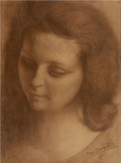 Jean Delville | L'inspiration (Circa 1900) | MutualArt