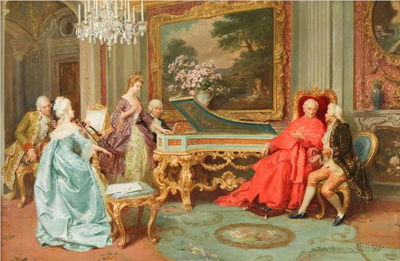 Cleto Luzzi | 'A musical evening' | MutualArt