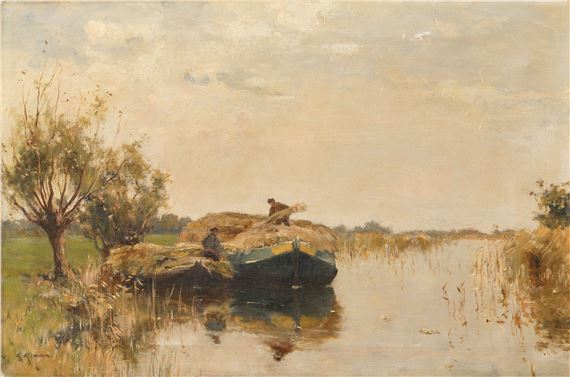Gerard Altmann | Biesbosch at Dordrecht, c (Circa 1900) | MutualArt