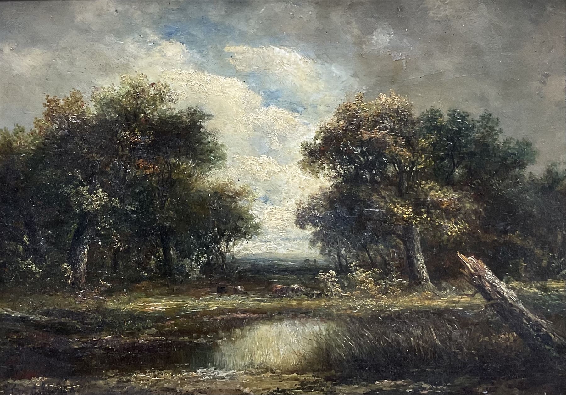 John Constable | Wooded Landscape with Cattle | MutualArt