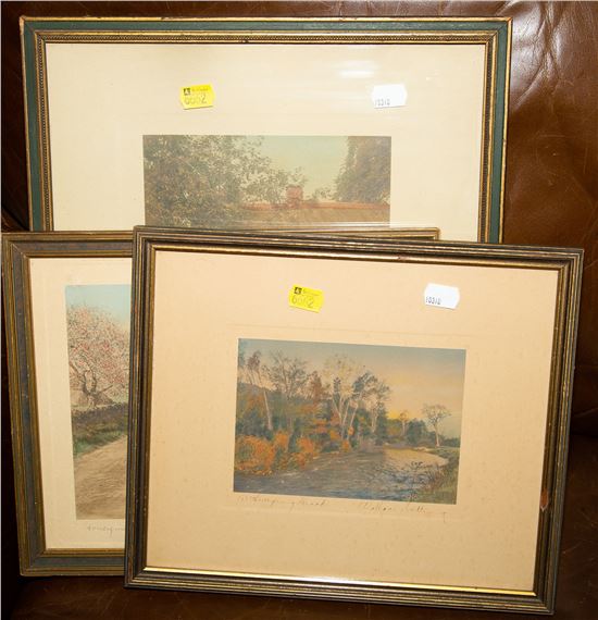 Wallace Nutting | Three Framed Wallace Nutting Prints | MutualArt
