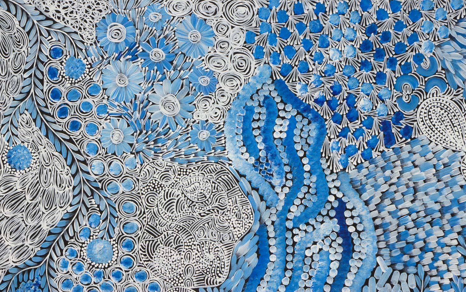 Jessie Bird | Alparra Seed Dreaming (2021) | MutualArt