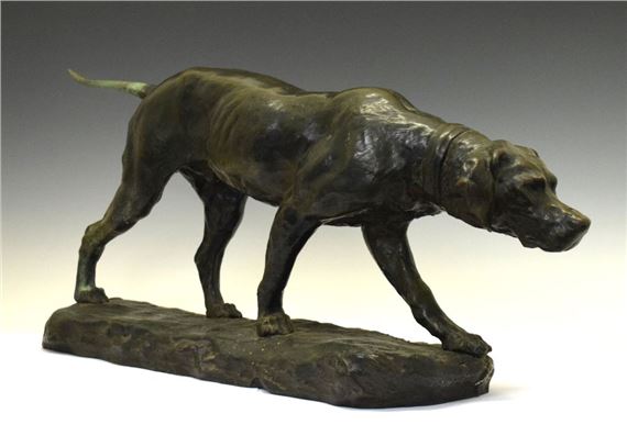 Thomas François‏ Cartier | Model of a pointer dog | MutualArt