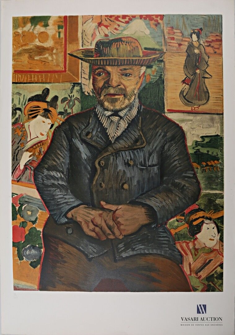 Vincent Van Gogh | Portrait of Father Tanguy (1887) | MutualArt