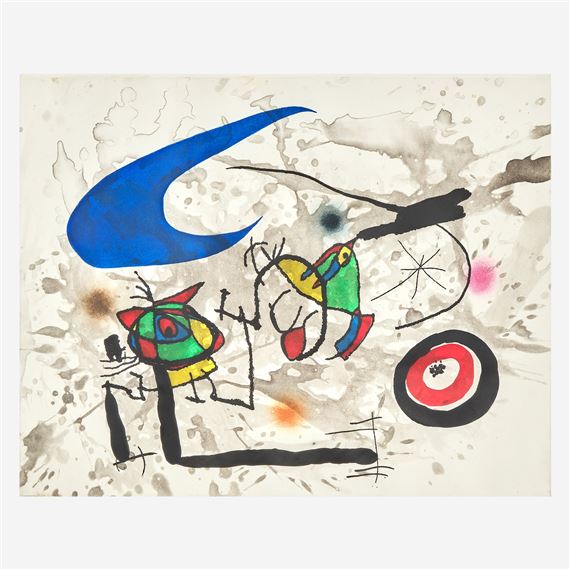 Joan Miró | Homage to Picasso (1972) | MutualArt