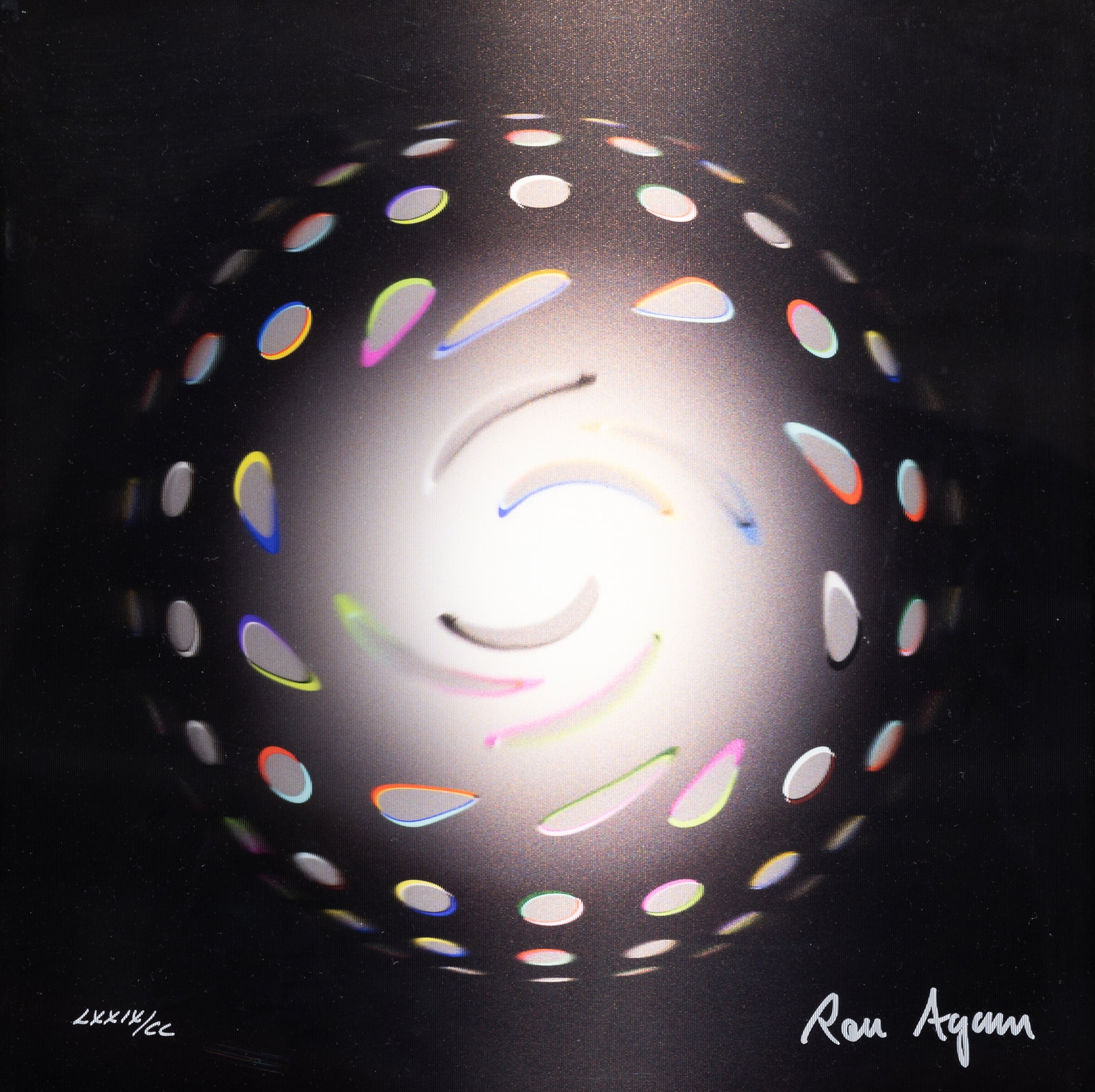 Ron Agam | Galactic Black Star (2017) | MutualArt