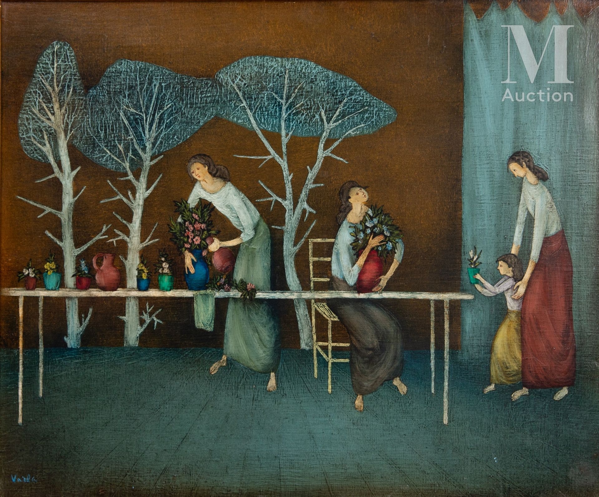 Félix Varla | Les fleuristes | MutualArt