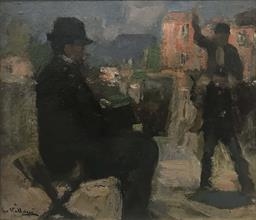 Gennaro Villani | Il pittore al cavalletto | MutualArt