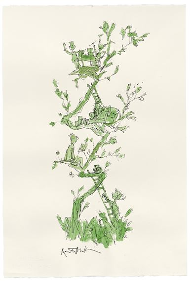 Quentin Blake | People in Trees #14 (2021) | MutualArt