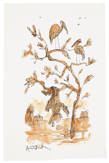 Quentin Blake | People in Trees #4 (2021) | MutualArt